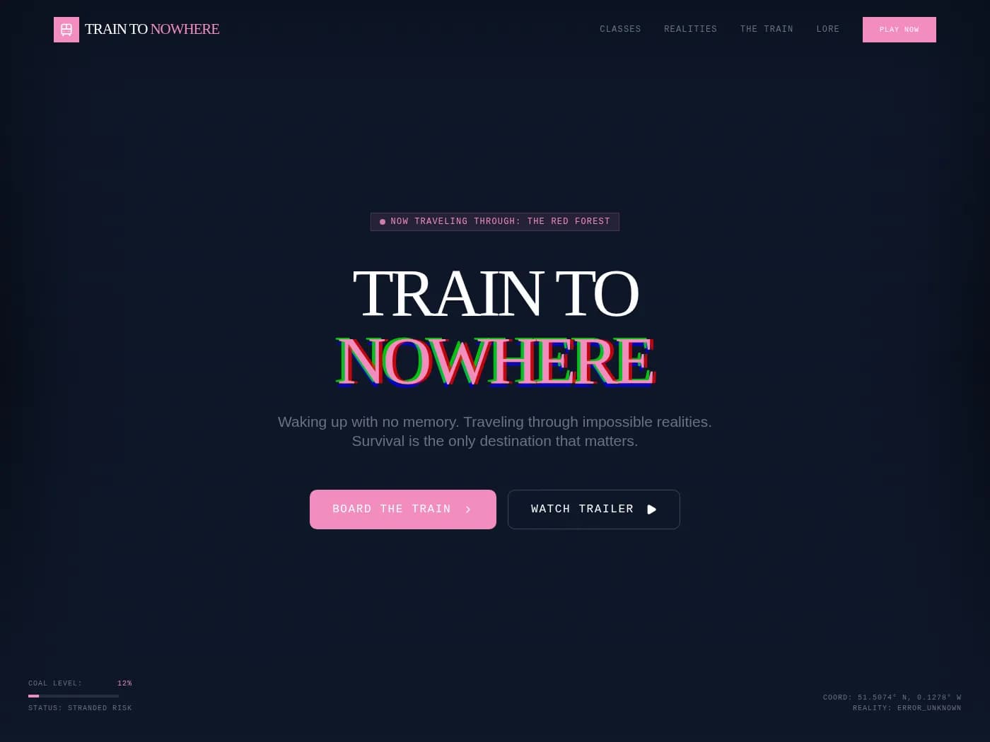 Train To Nowhere