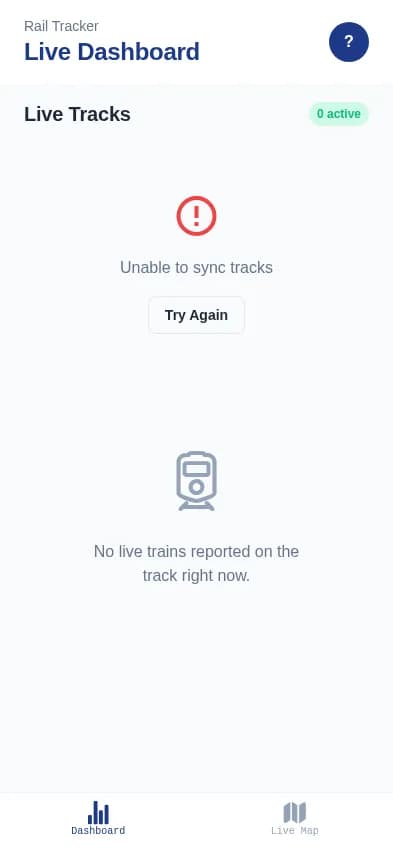 Railway Tracker App