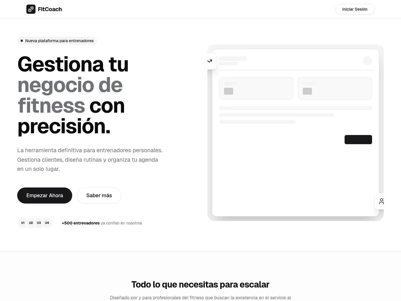 FitCoach Web Portal