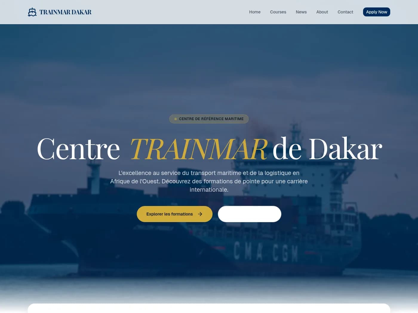 TrainMar Dakar Portal
