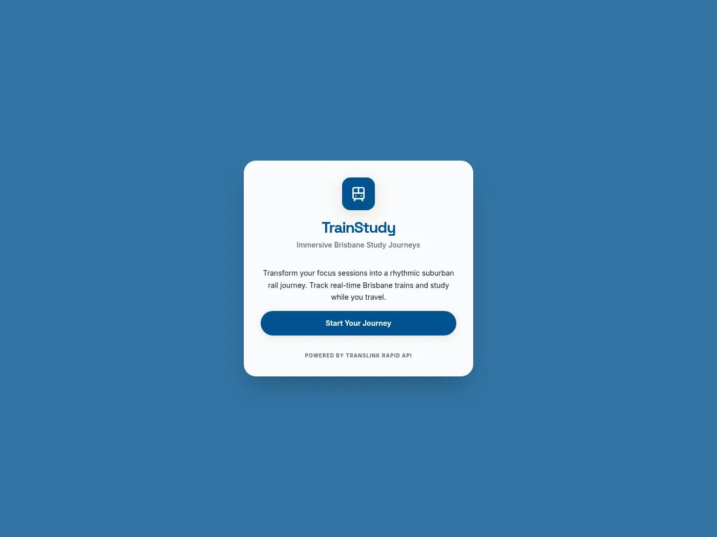 TrainStudy Journey App