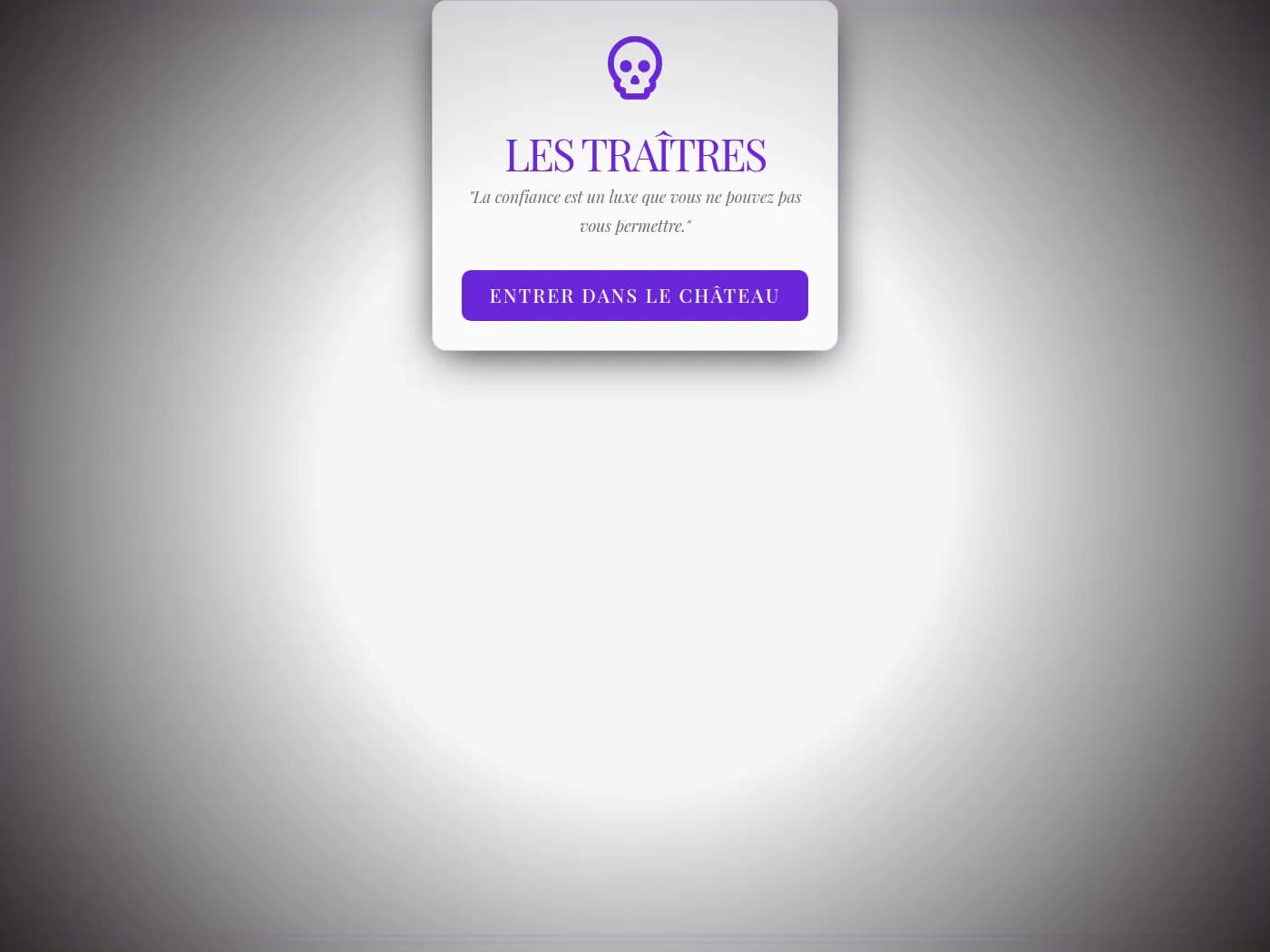 Les Traîtres RPG