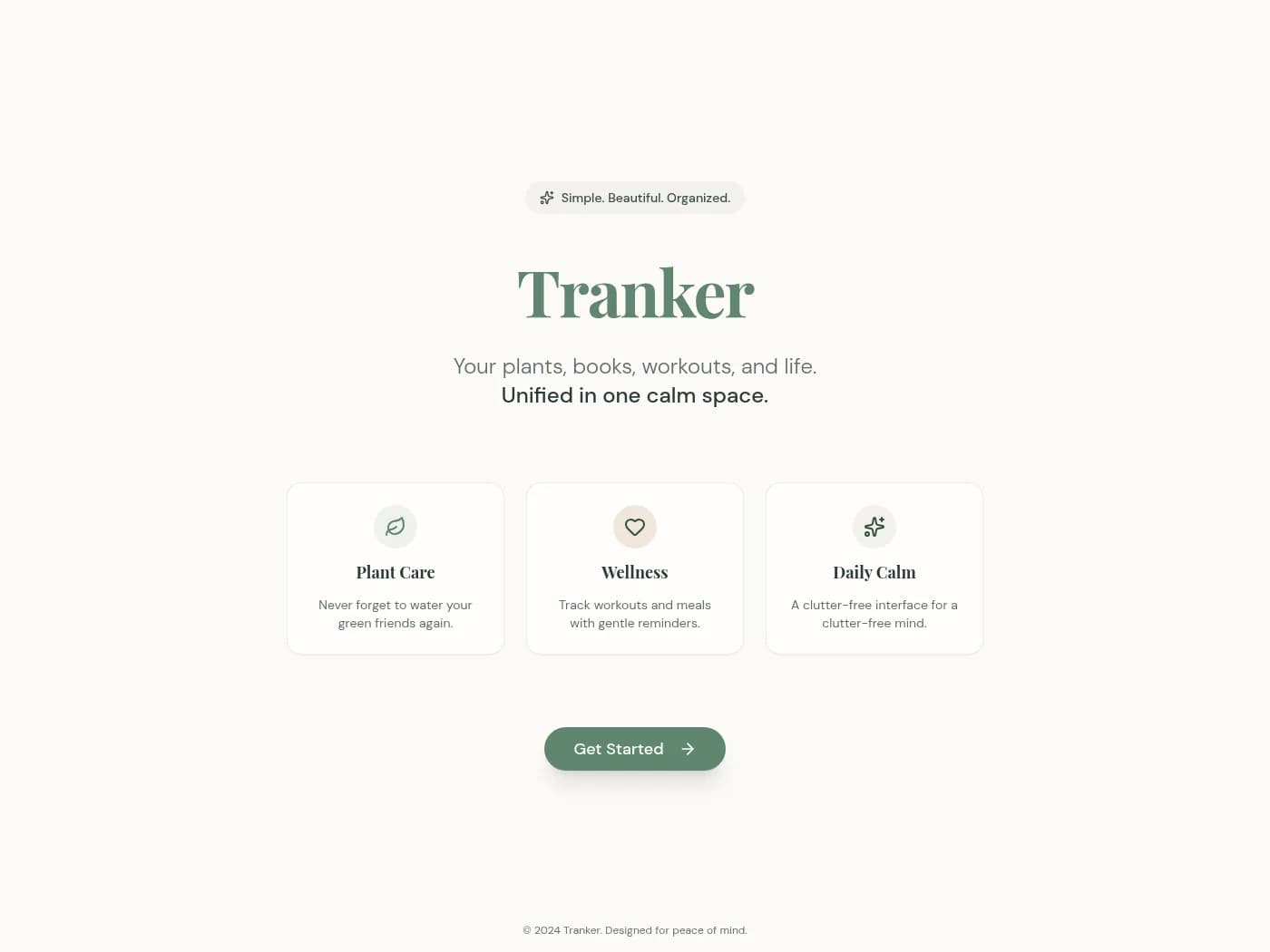 Tranker Life Organizer