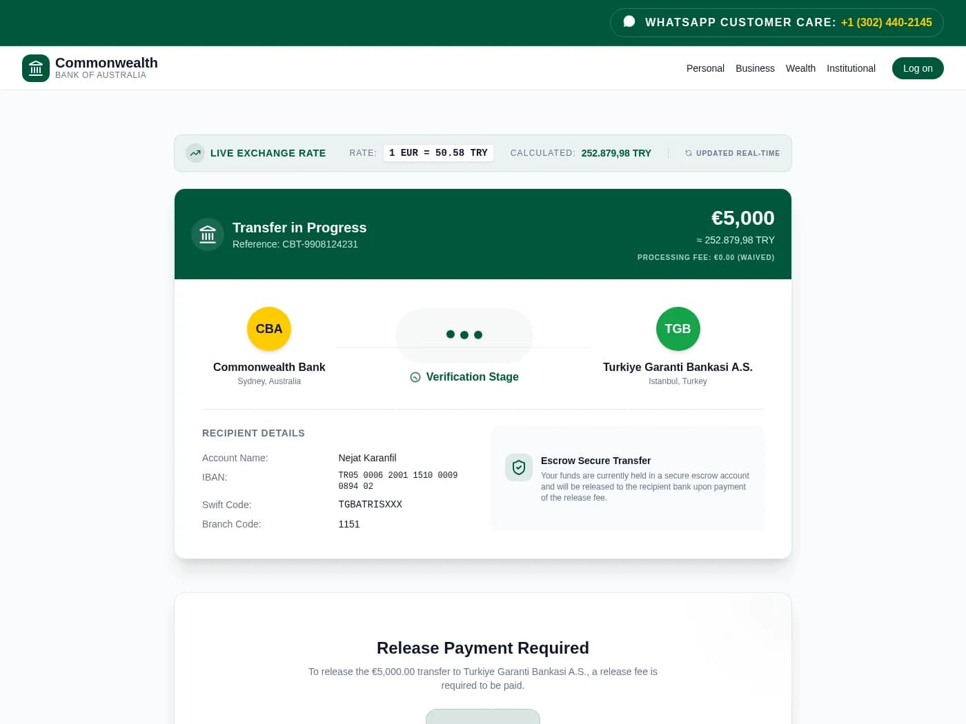 Money Transfer Page Pro