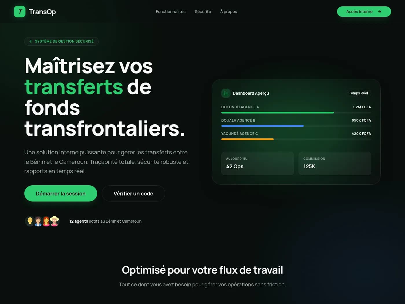 TransOp Dashboard
