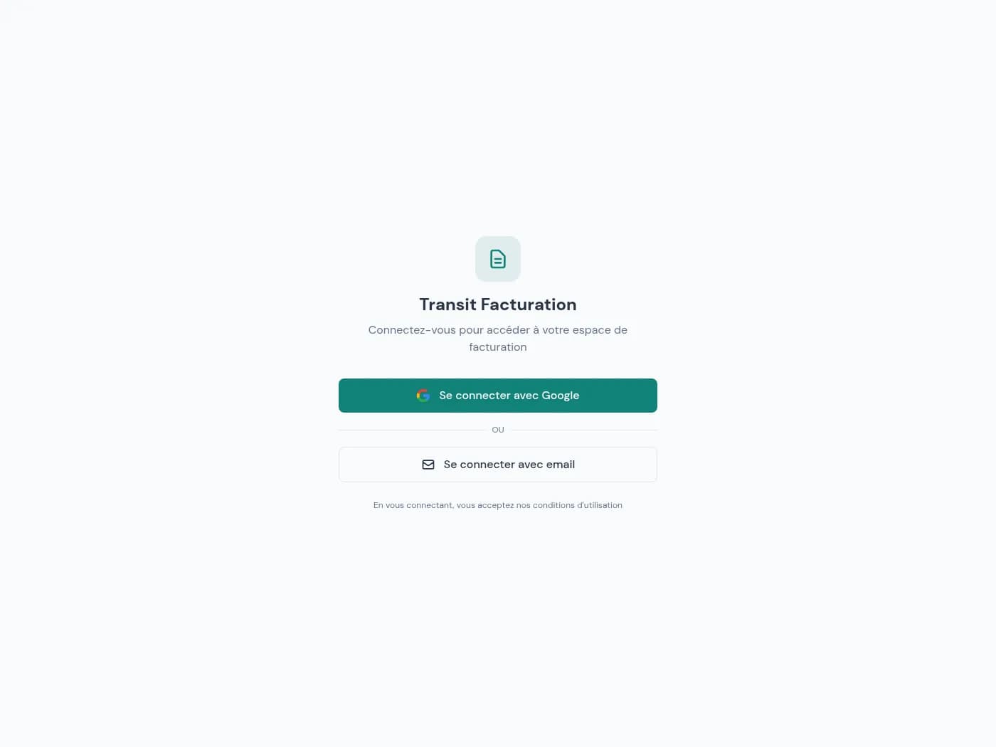 Transit Invoice App