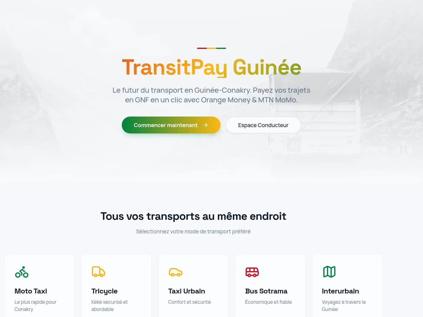 TransitPay Guinée
