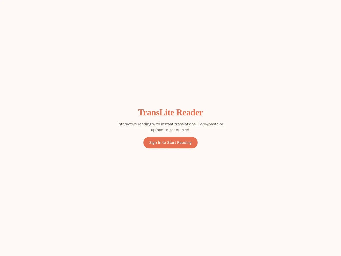 TransLite Reader