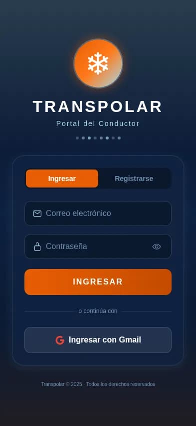 Transpolar Driver Portal