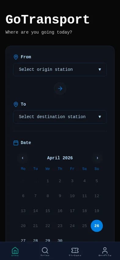 GoTransport App