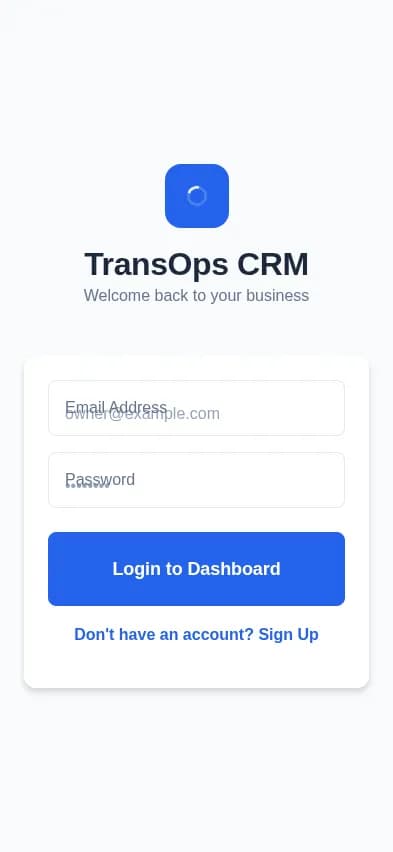 TransOps CRM Suite