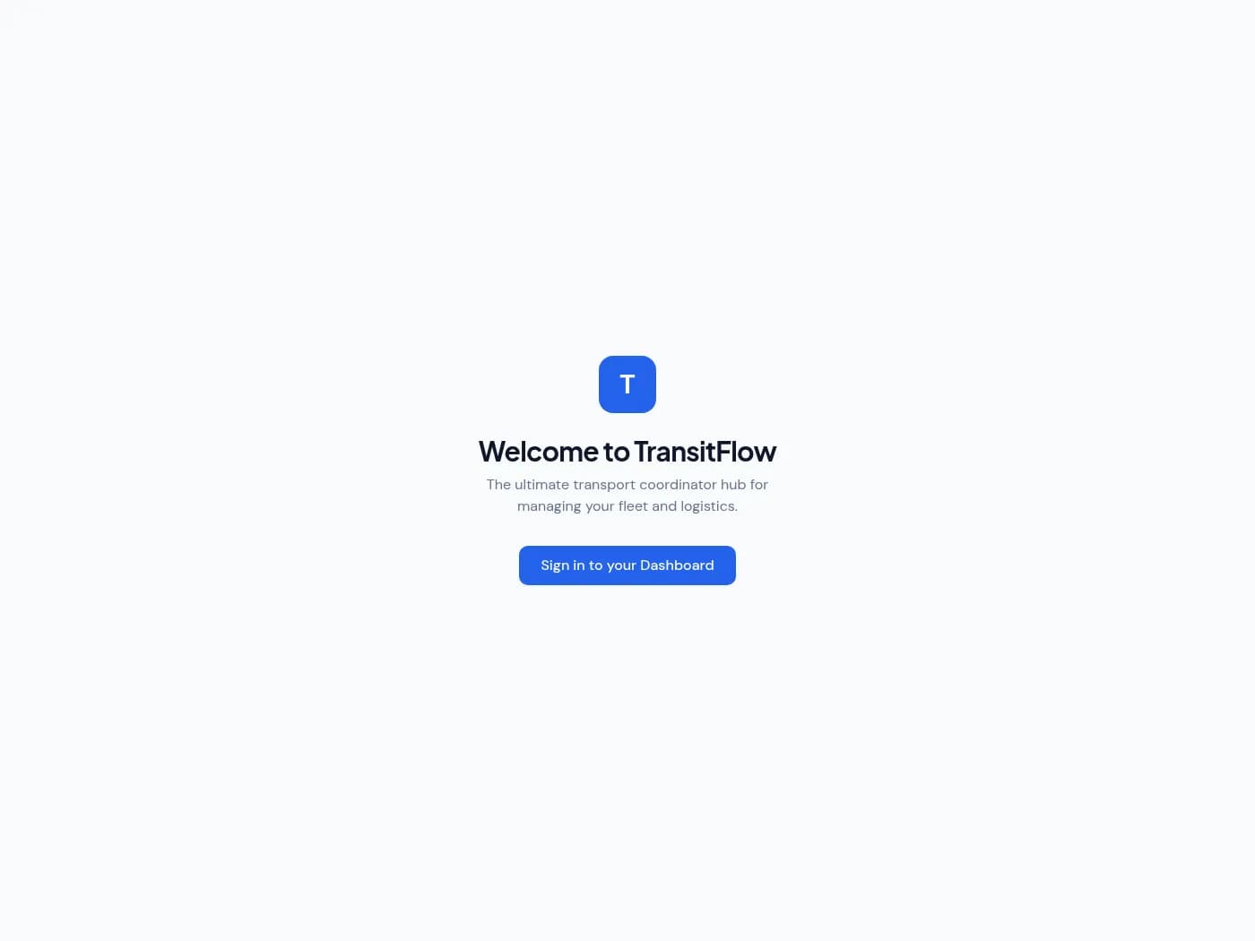 Transport Coordinator Hub