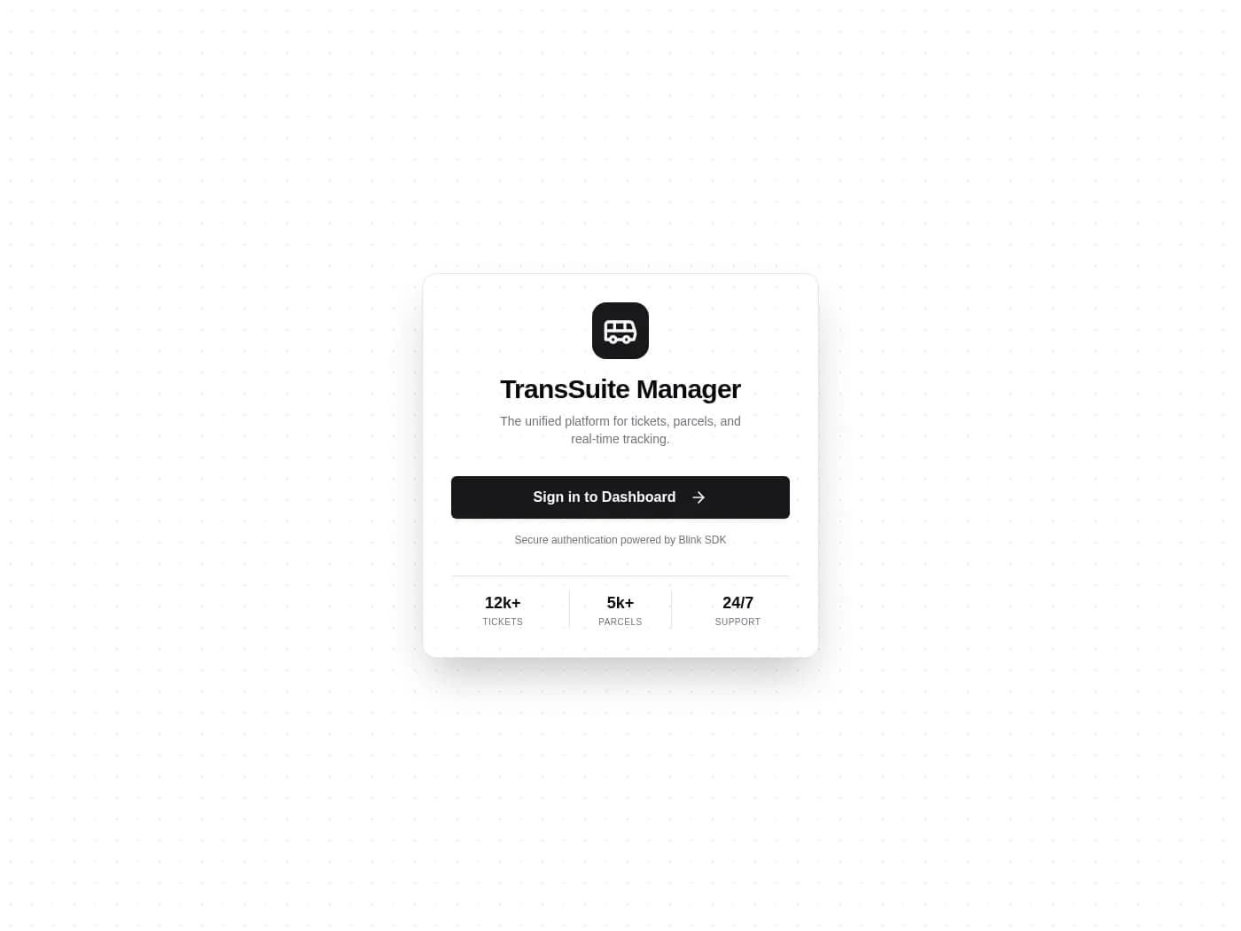 Transport Suite Manager
