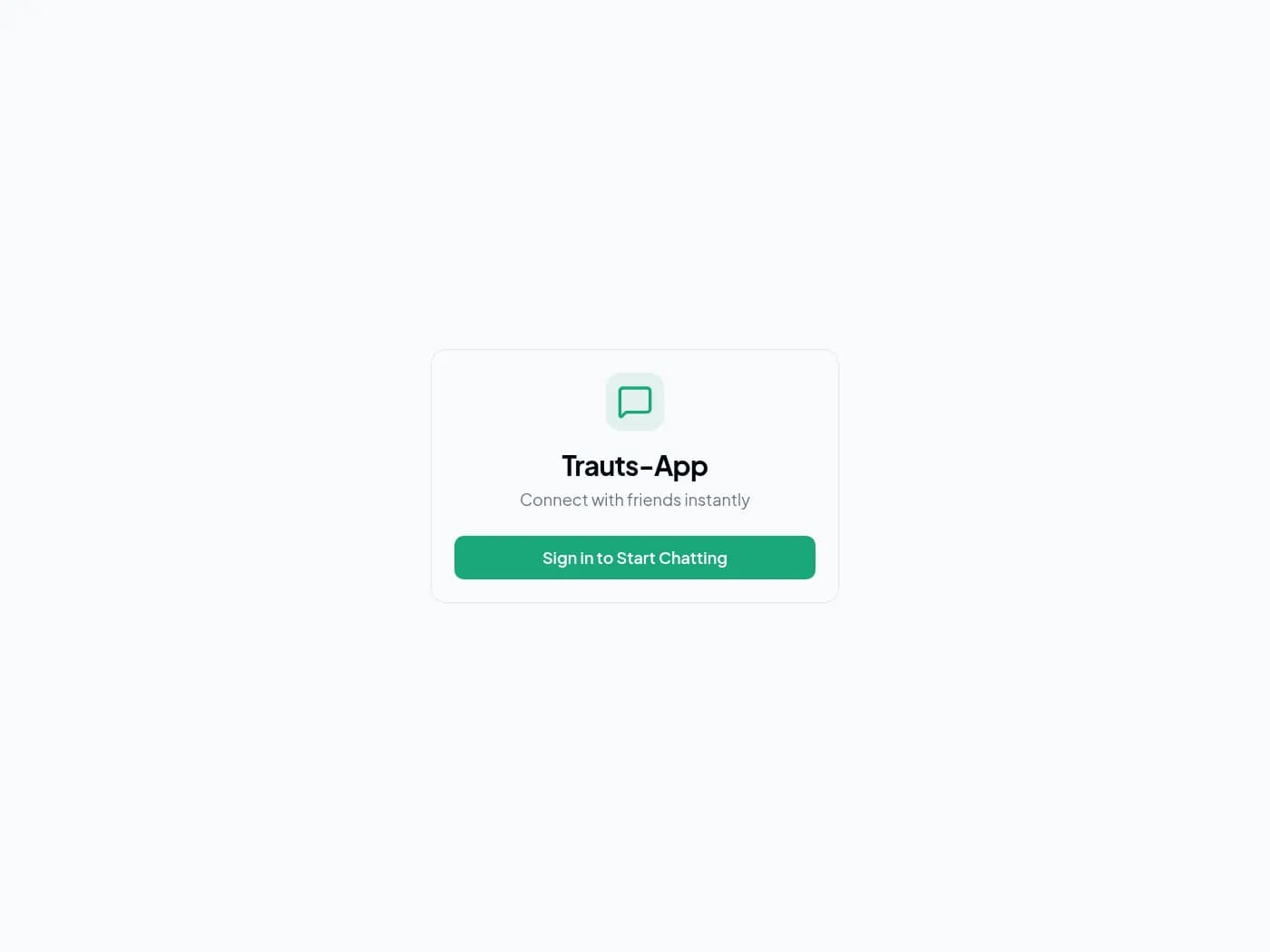 Trauts Chat Platform