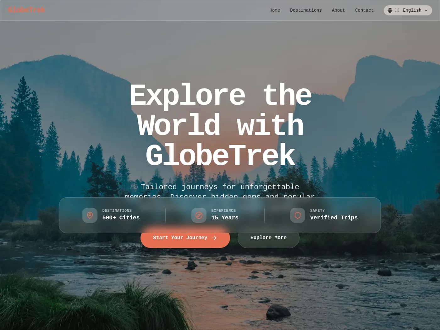 GlobeTrek Voyage Site