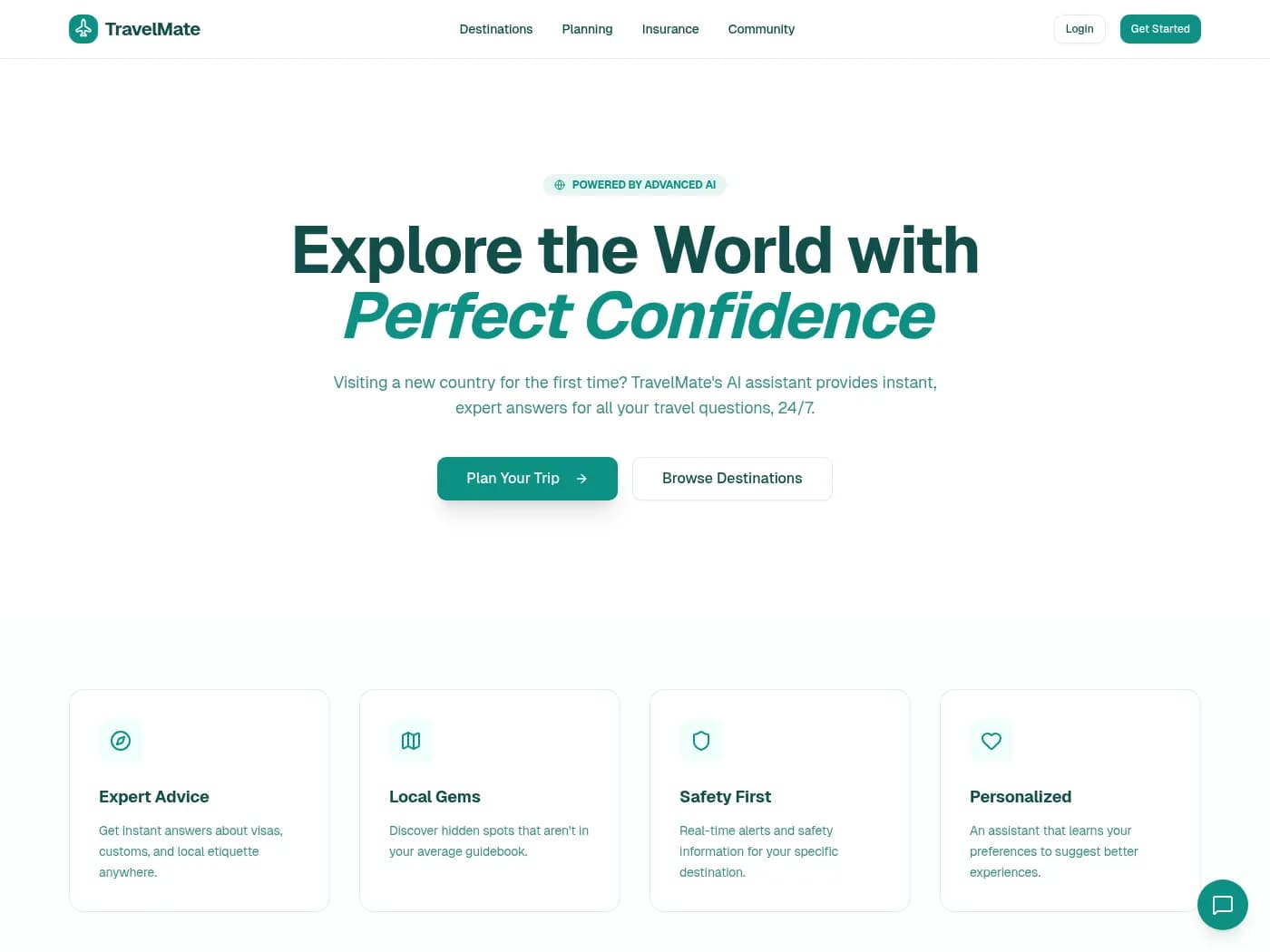 TravelMate AI Chatbox