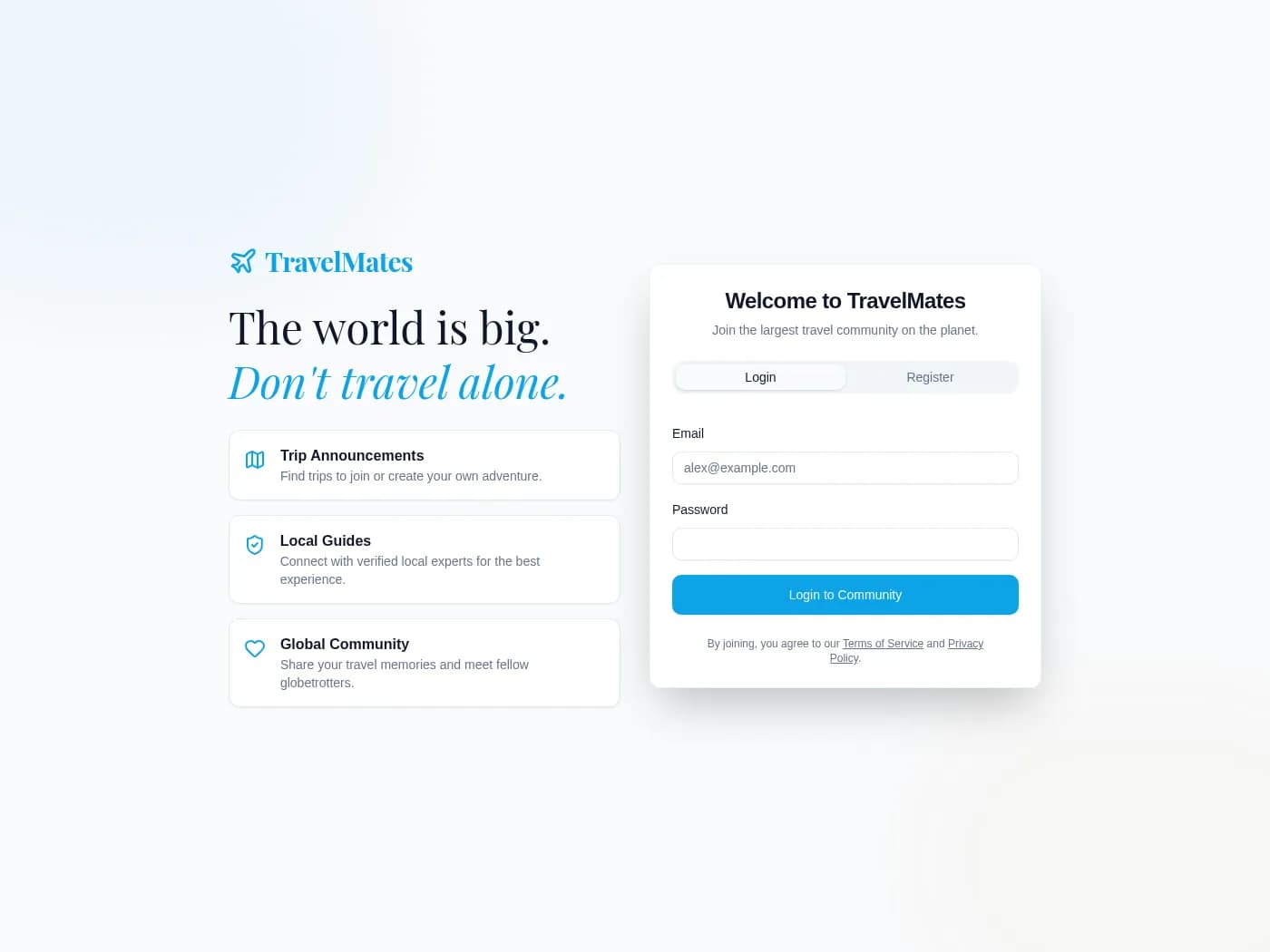 TravelMates Community
