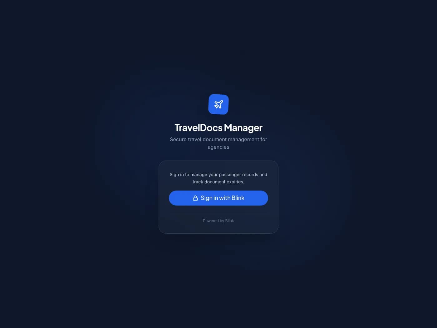 TravelDoc Manager