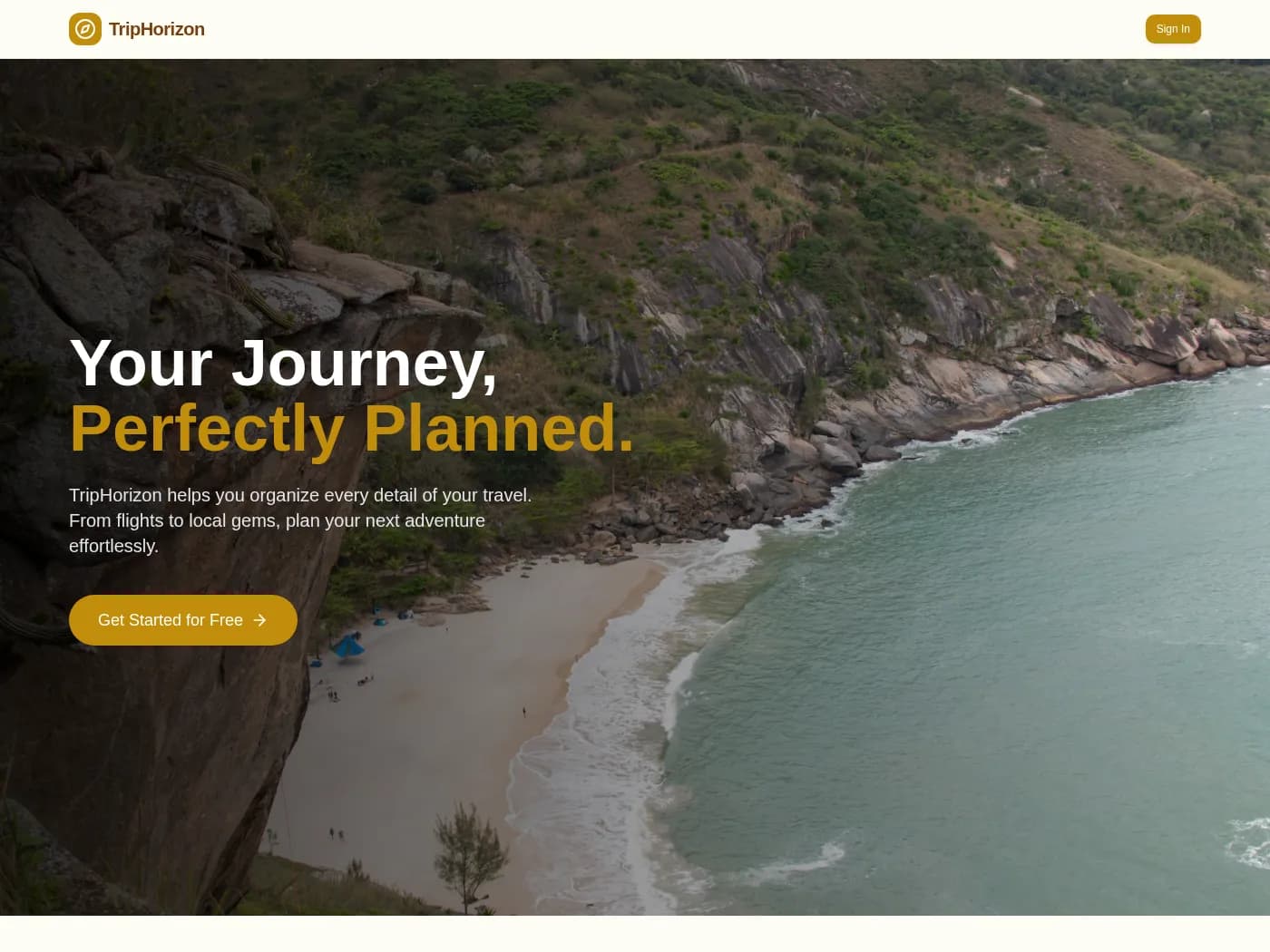 TripHorizon Travel Planner