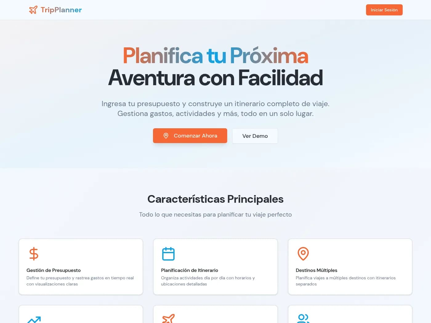 TripPlanner Web