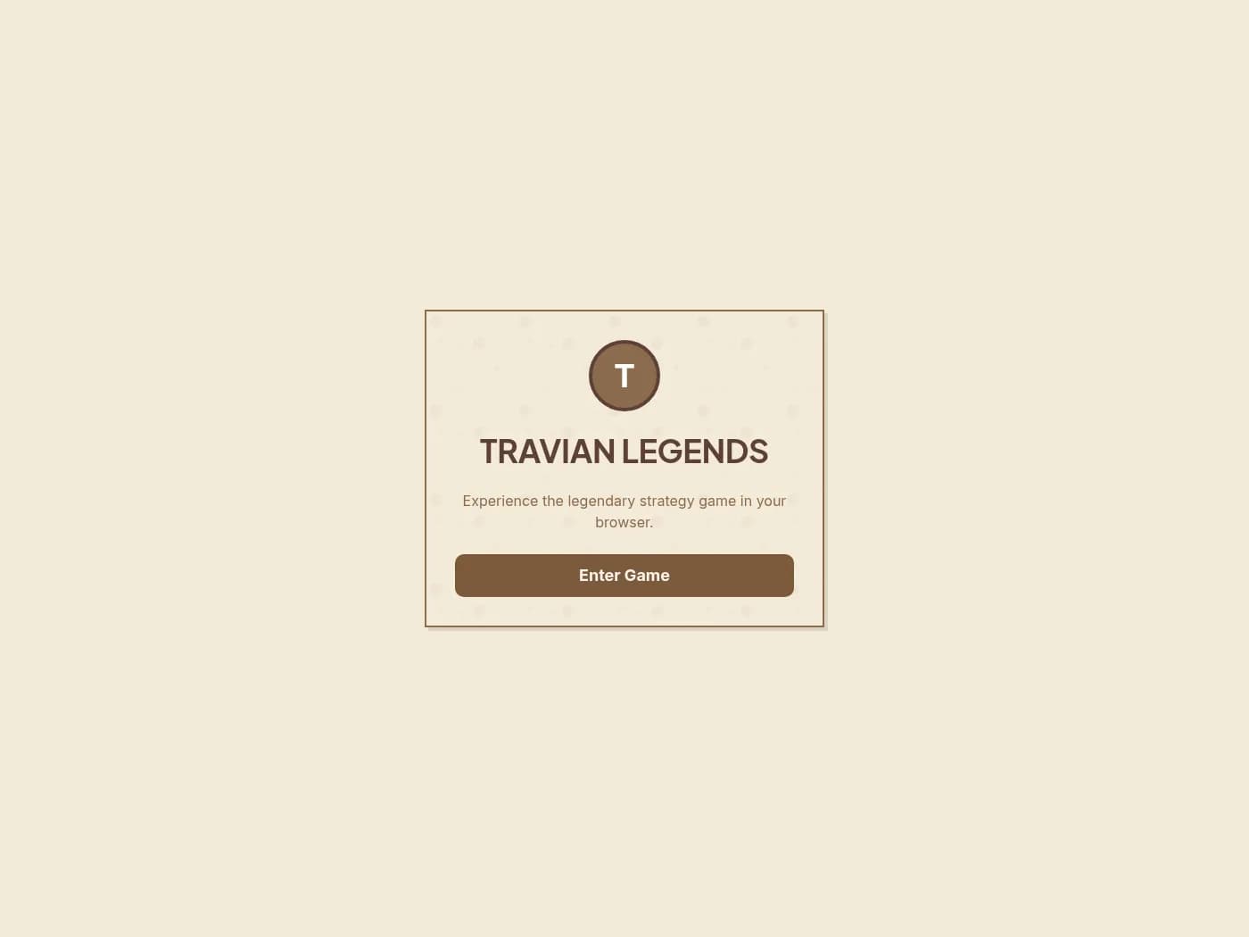 Travian Clone Site