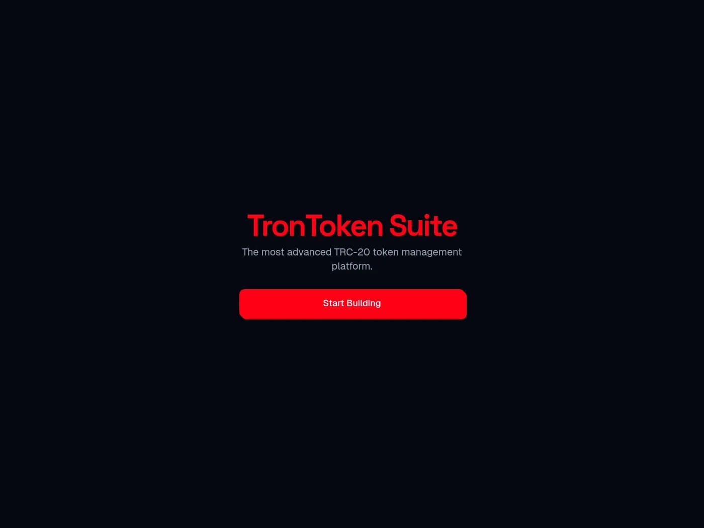 TronToken Suite
