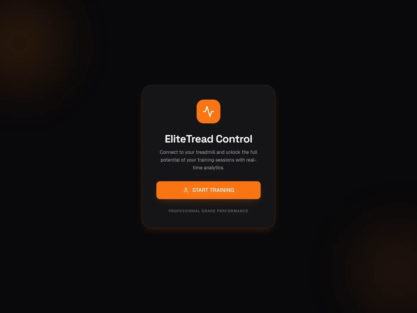 Treadmill Control App