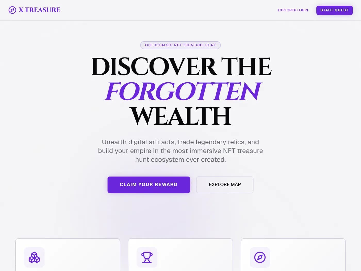 Treasure NFT Game