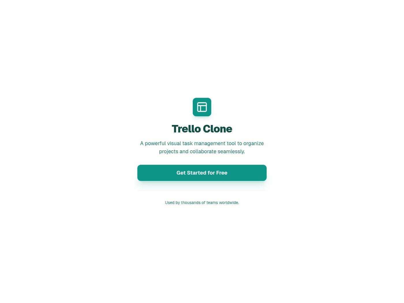 Trello Board Clone