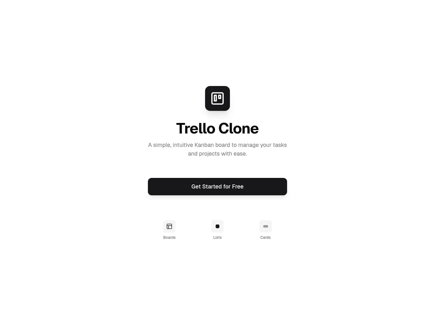 Trello Board Clone