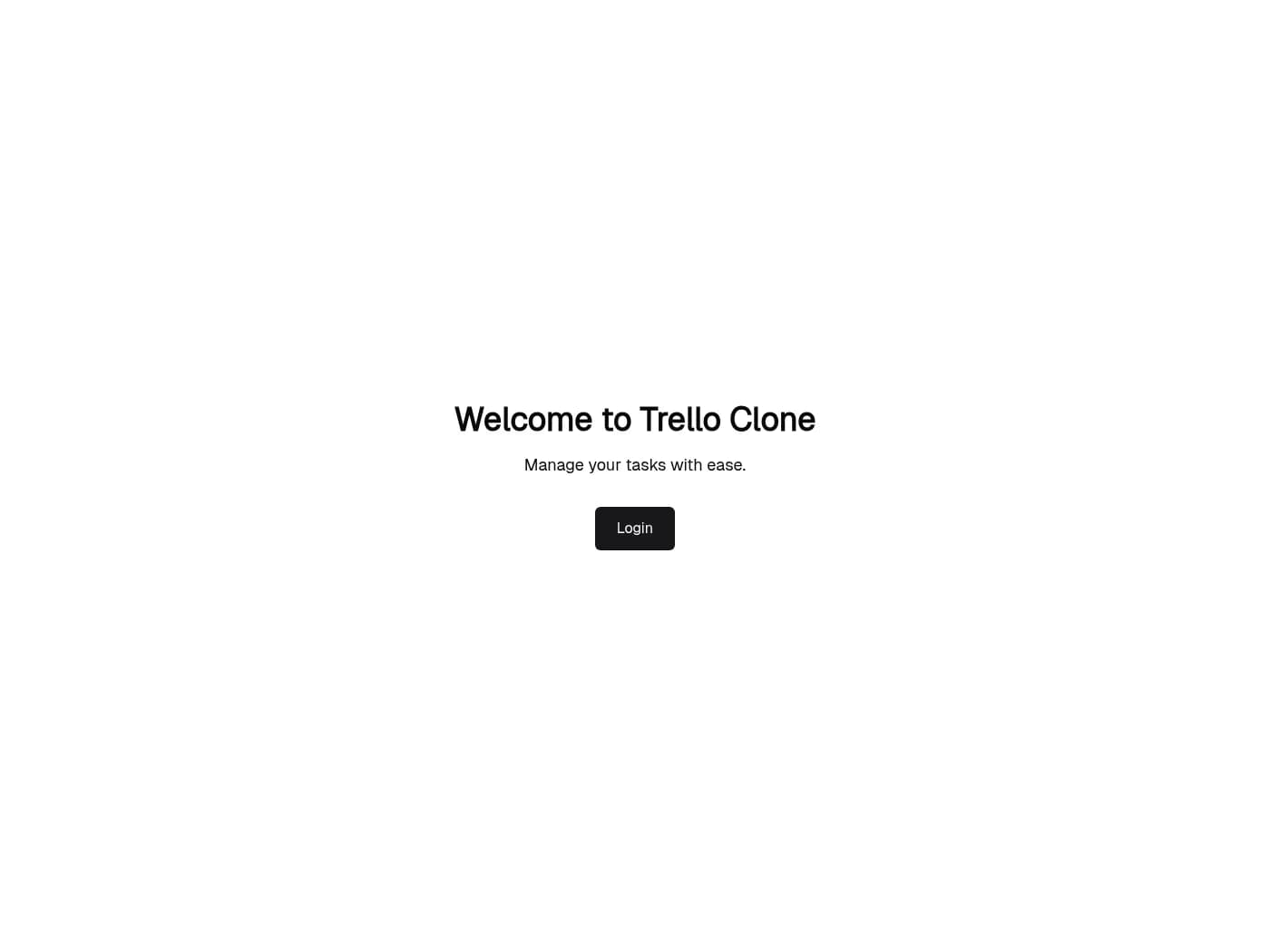 Trello Board Clone
