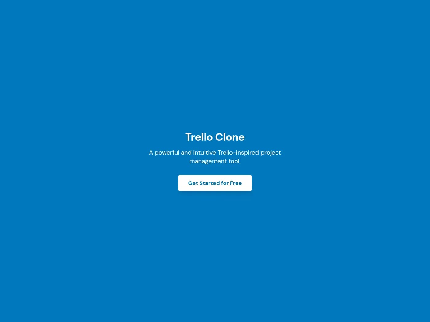Trello Board Clone
