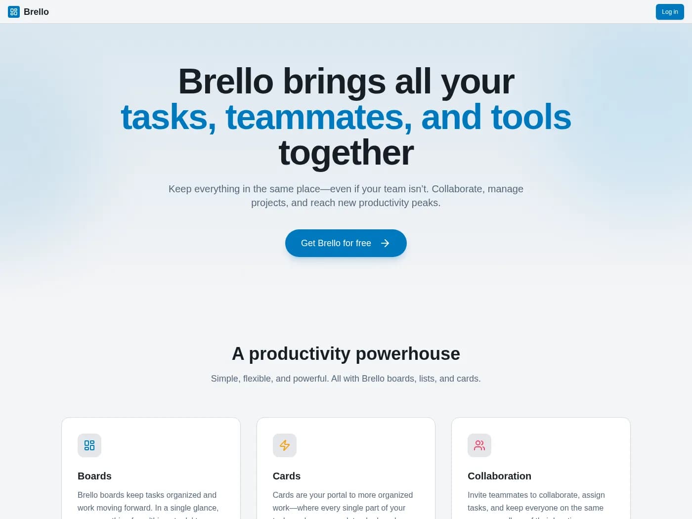 Trello Board Clone