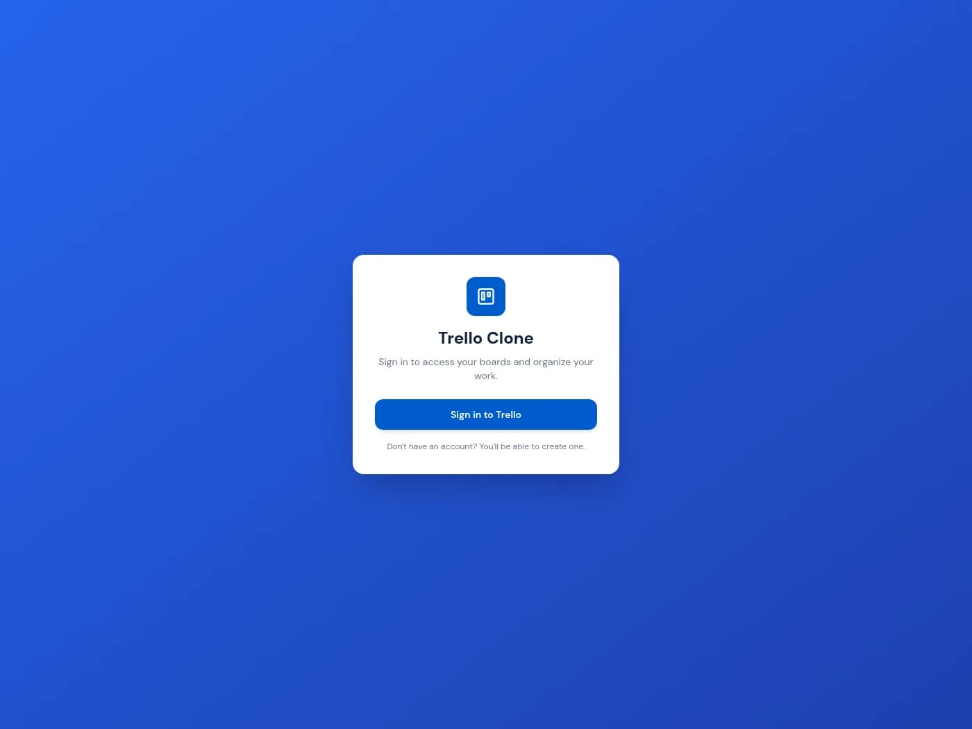 Trello Board Clone