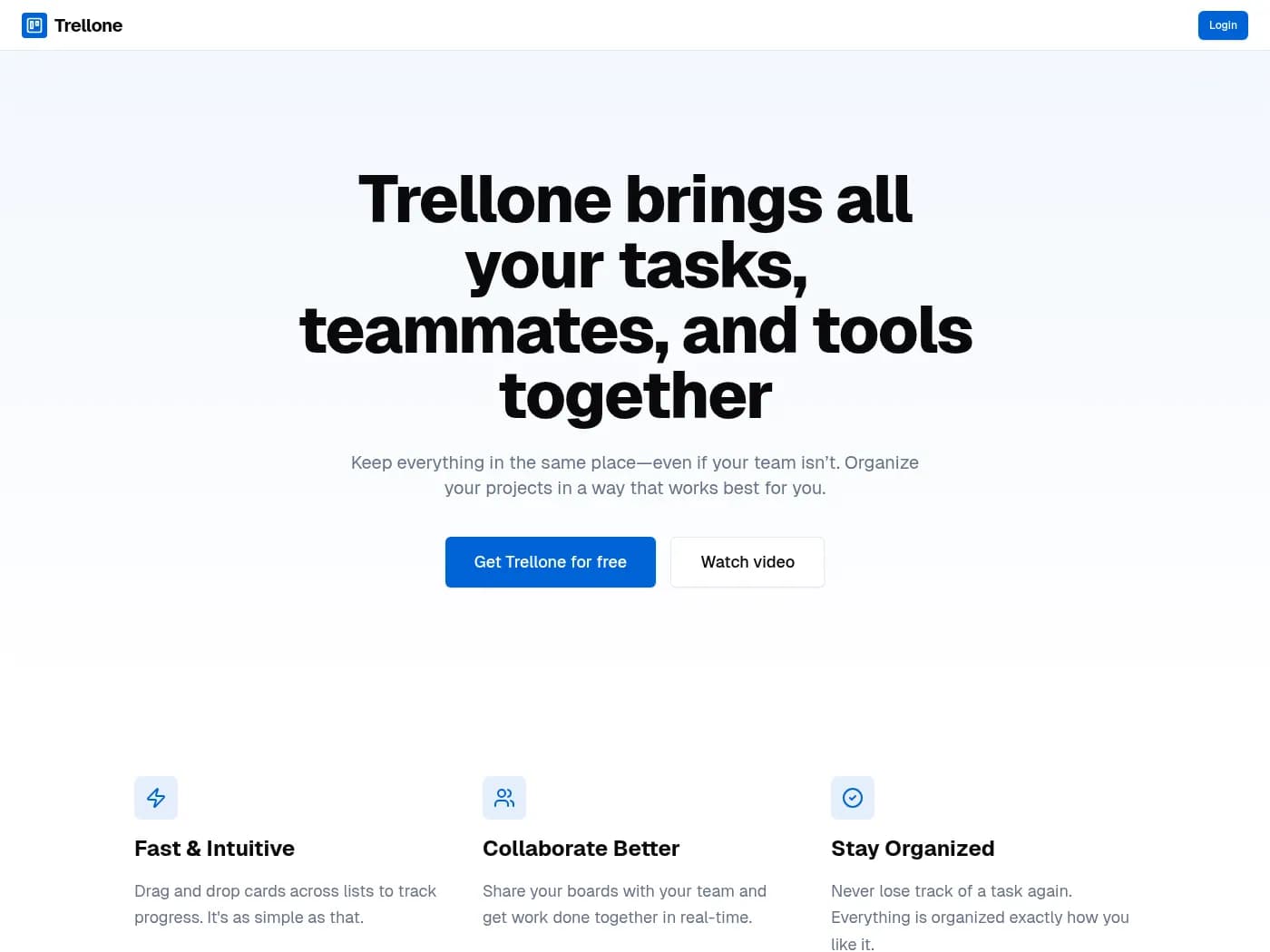 Trello Board Clone