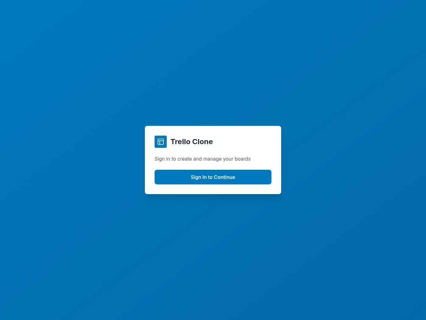 Trello Clone Board