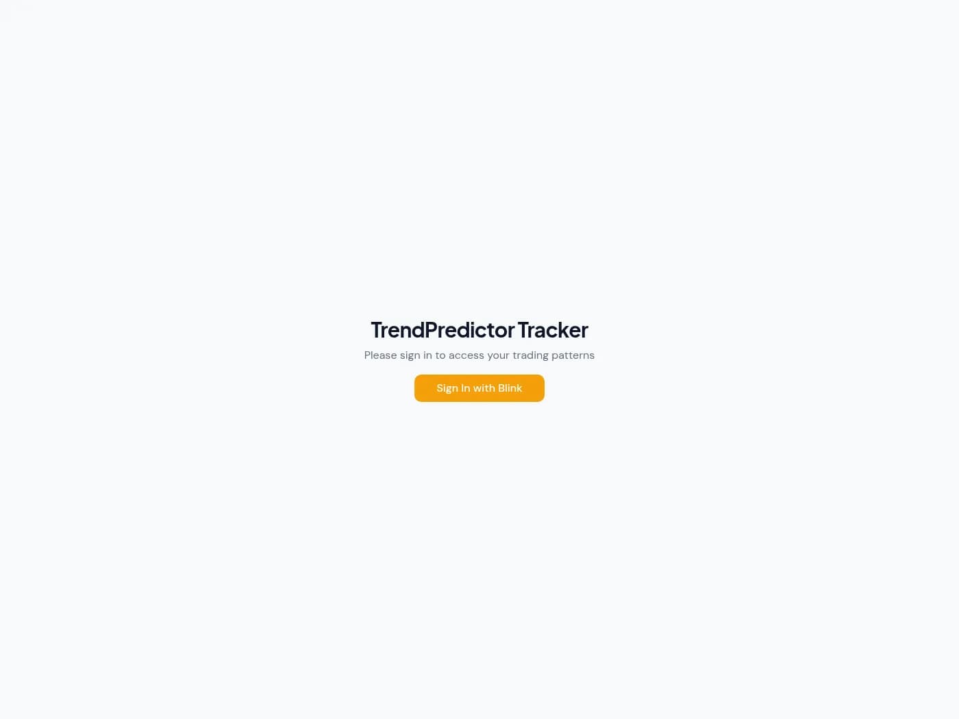 TrendPredictor Tracker