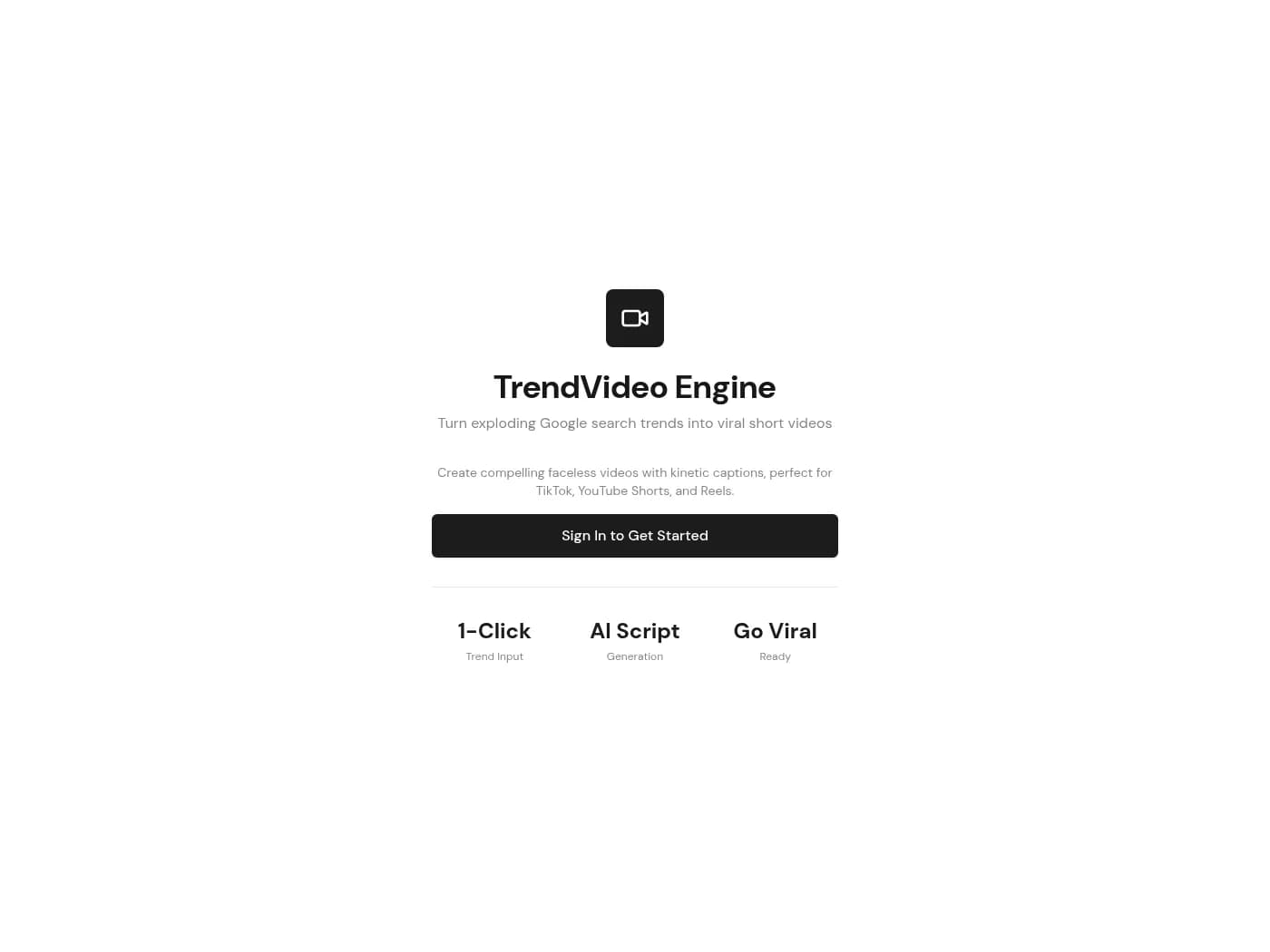 TrendVideo Engine