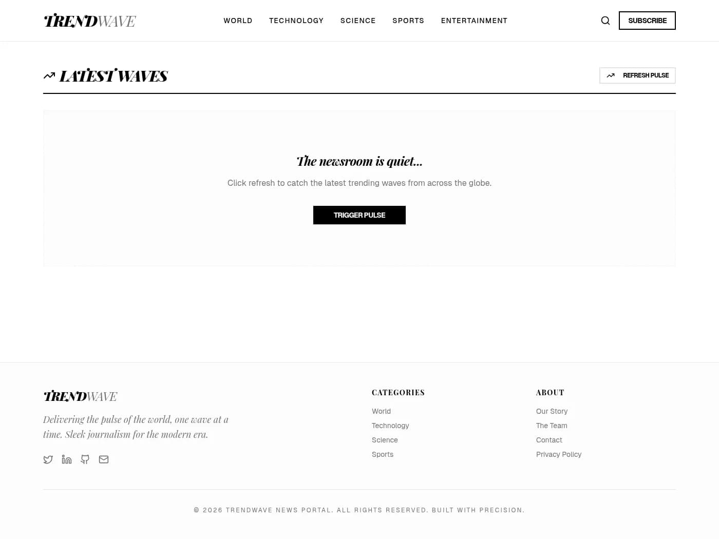 TrendWave News Portal