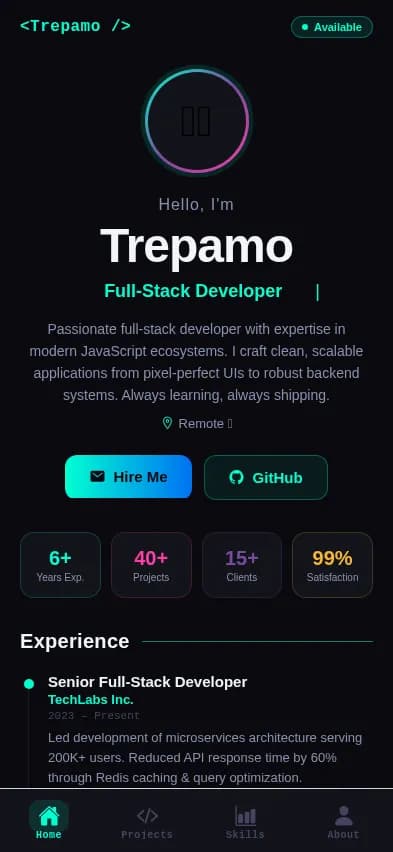 Trepamo Dev Portfolio