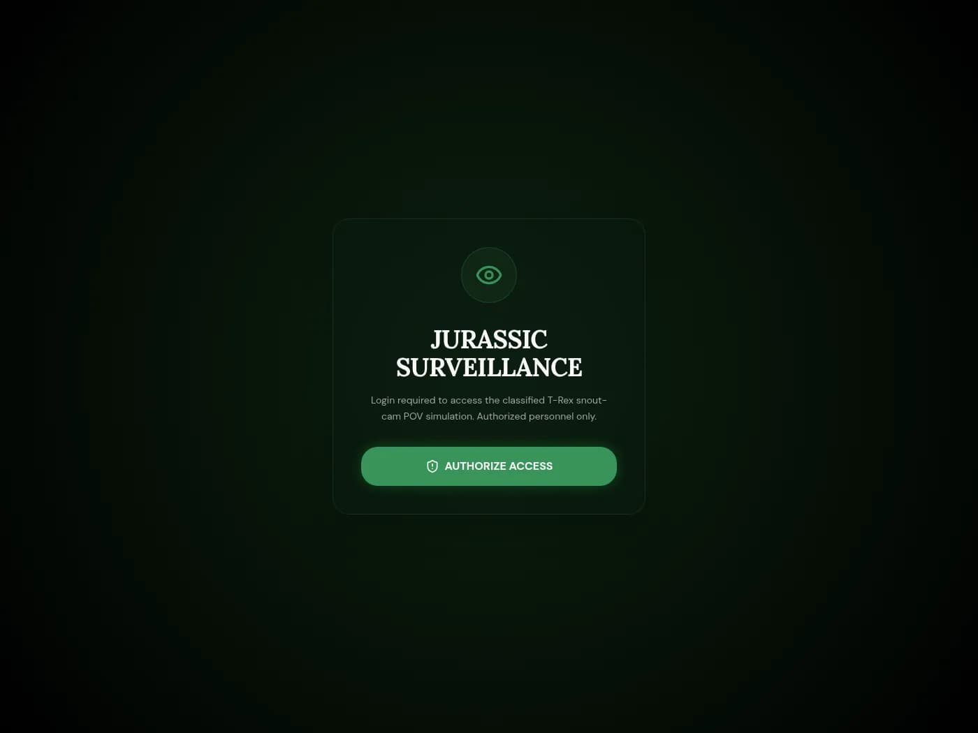 Jurassic POV Experience