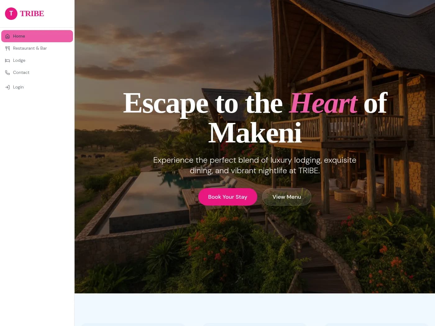 TRIBE Makeni Website