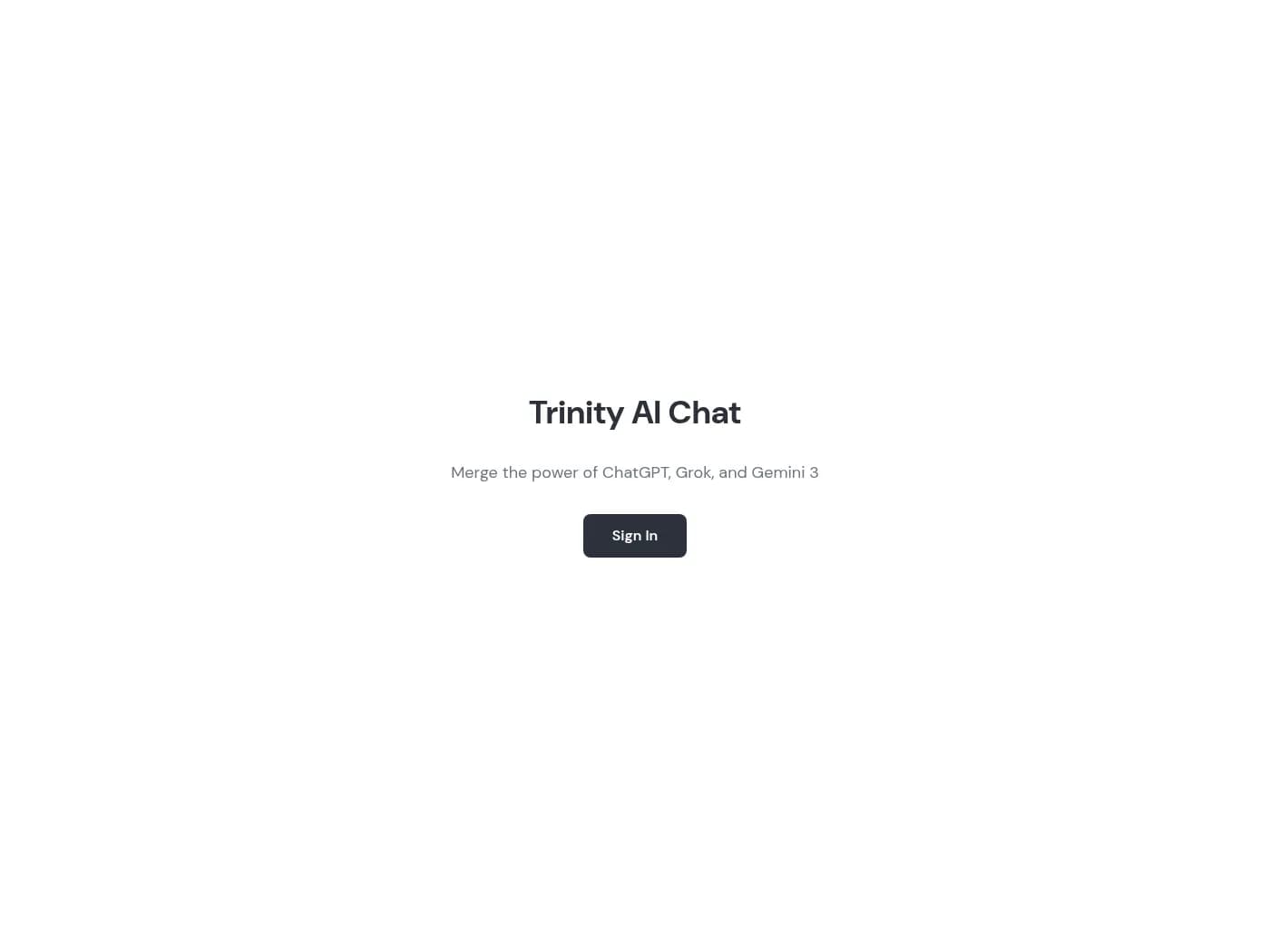 Trinity AI Chat