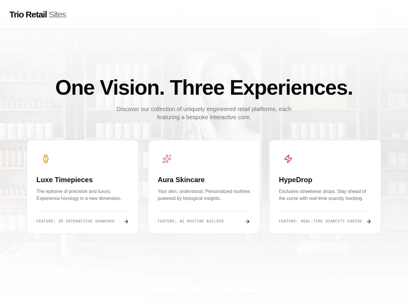 Trio Retail Websites