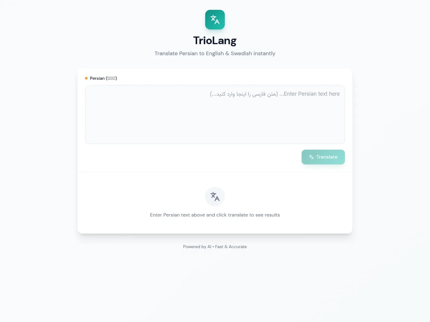 TrioLang Translator