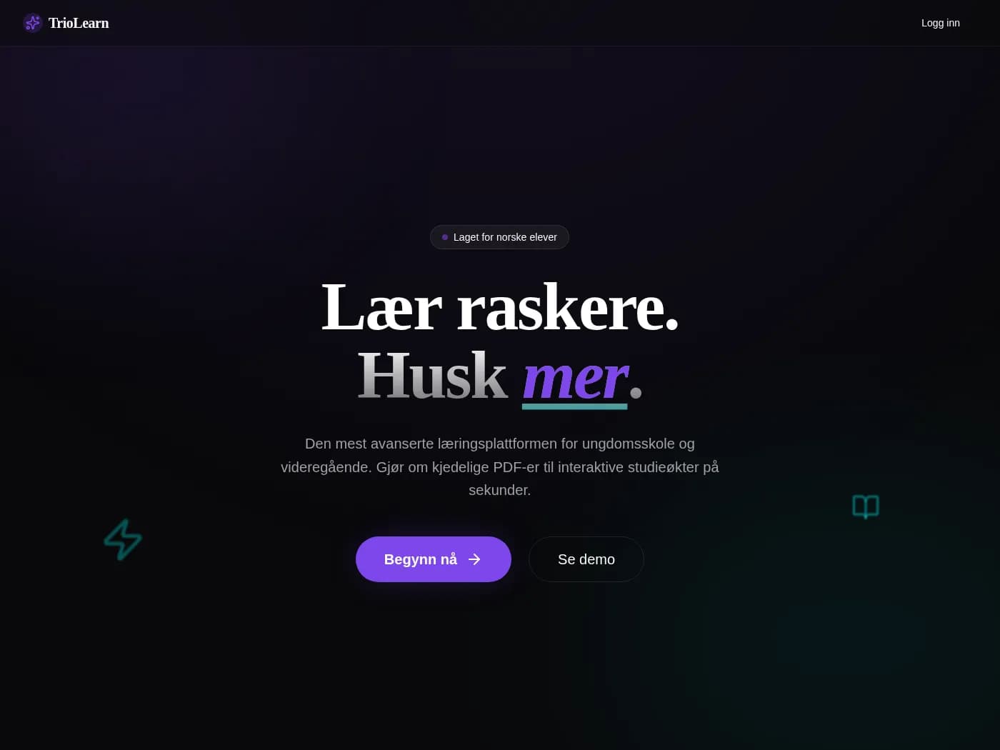 TrioLearn AI Learning Platform