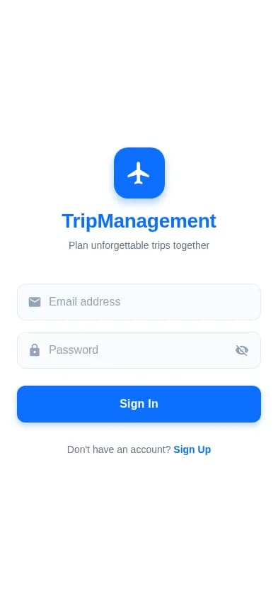 TripManagement App