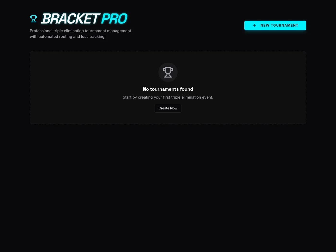 Triple Elimination Bracket Pro