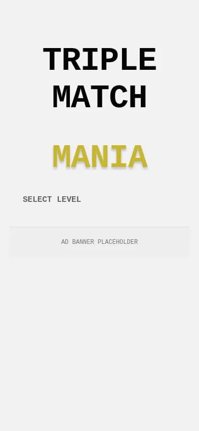 Triple Match Mania