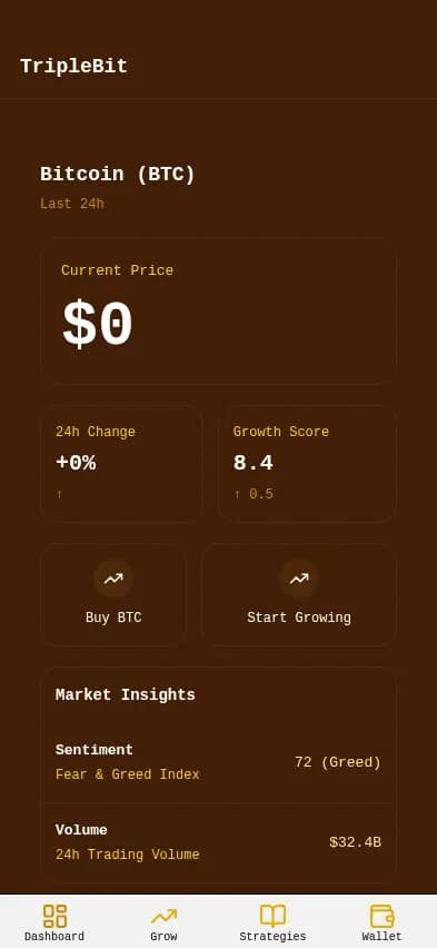TripleBit Grow App